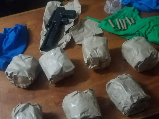 Man,19, arrested in Nyeri, fake gun, rolls of bhang seized