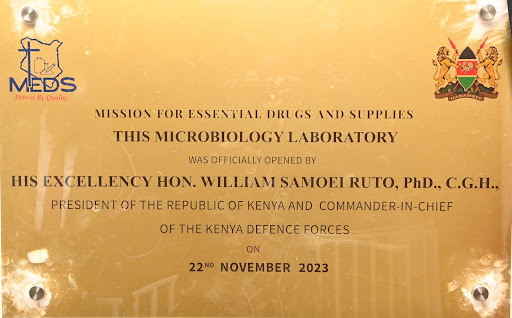 [PHOTOS] Ruto opens MEDS microbiology lab in Machakos
