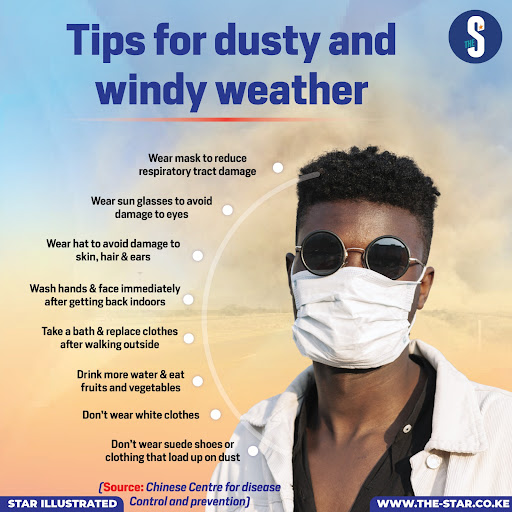 Tips for dusty and windy weather