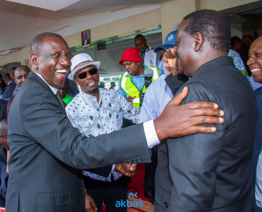 Raila looked for photo opportunities with Ruto, Gachagua says