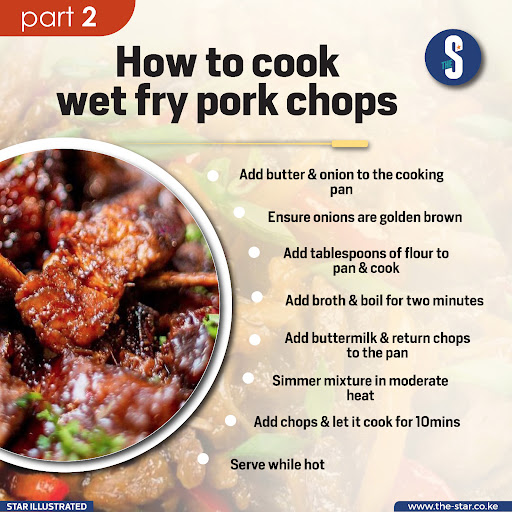How to cook wet fry pork chops