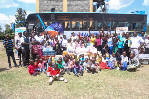 MKU donates food stuff to Nakuru orphanage ahead of festivities