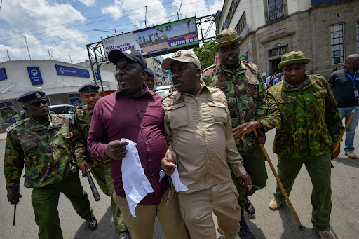 Two Azimio leaders arrested in Nakuru opposition demo