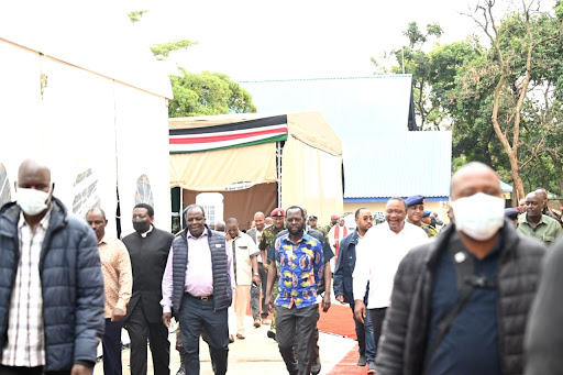 Residents upbeat as Uhuru visits Raila turf for projects launch