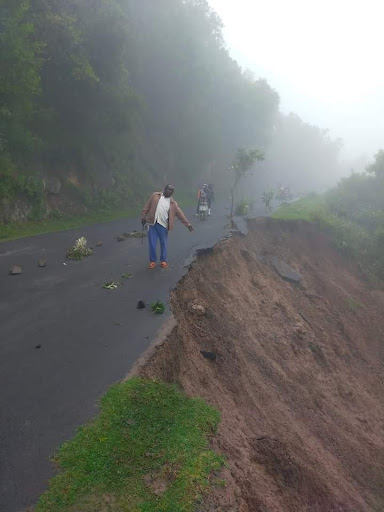 Landslide cuts off part of Kabarnet-Eldama Ravine road