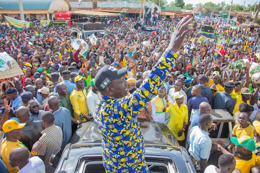 Ruto back on the campaign trail after nomination break