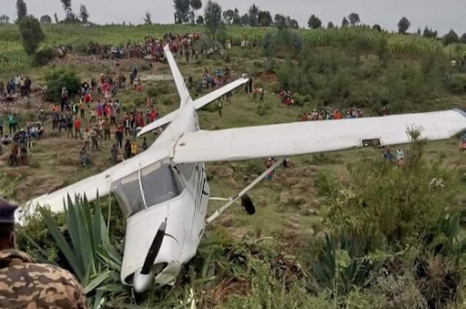 Aircraft carrying tourists to the Mara crash lands in Njoro