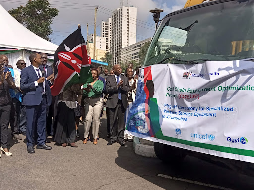 MoH flags off cold chain equipment to counties