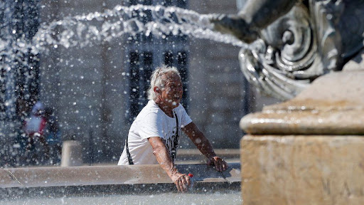 Ferocious European heat heads north