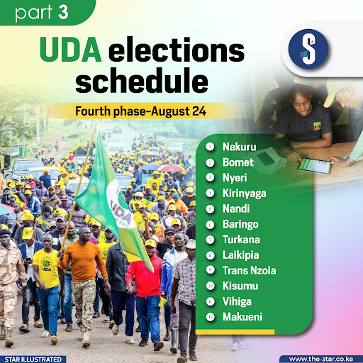 UDA elections schedule: Second, third and fourth phase