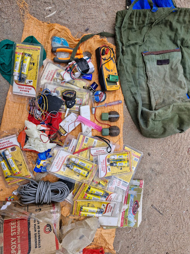 IED-making materials recovered from Garissa guest house