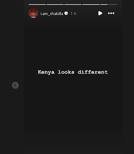 Socialite Shakilla makes surprise return to Kenya after months abroad