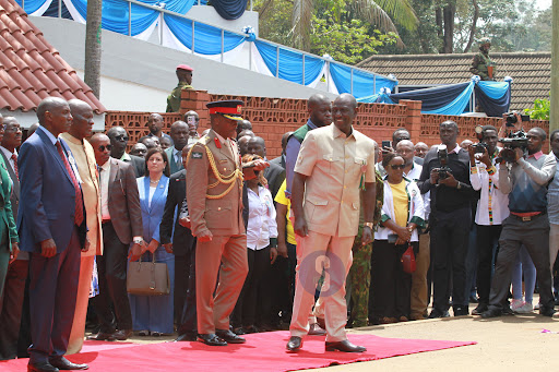 [PHOTOS] Ruto arrives for official opening of Nairobi Trade Fair