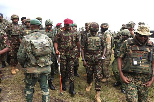 EACRF commander Nyagah meets DRC President Tshisekedi in Kinshasa