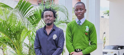 Bahati's emotional message to son Morgan as he begins a new journey