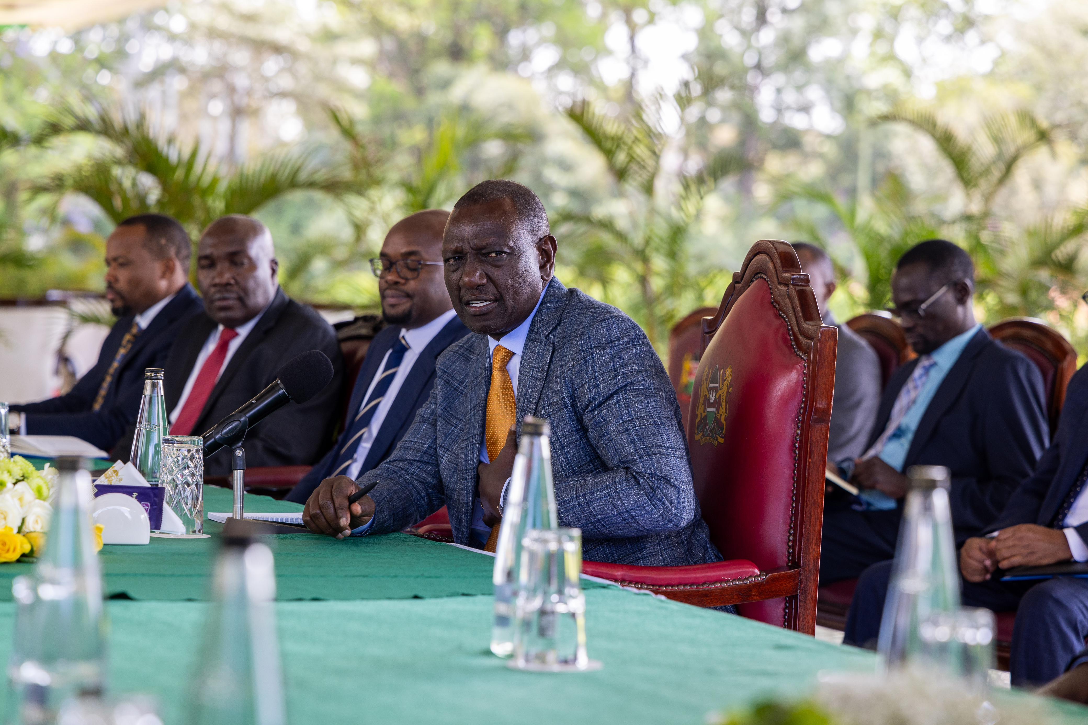 [PHOTOS] Ruto hosts Nairobi MPs over Nairobi River regeneration