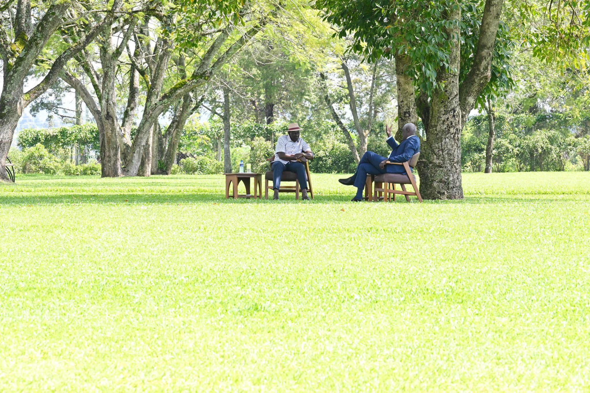 [PHOTOS] Ruto hosts AUC chairperson Moussa Faki in Kilgoris