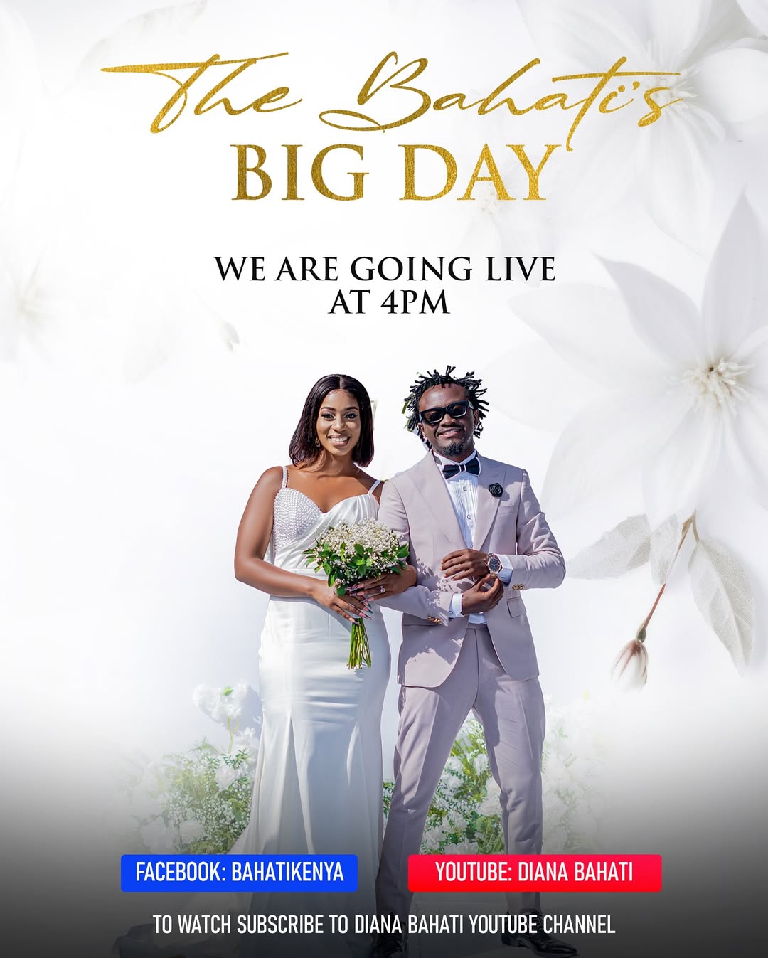 Bahati and Diana Marua Finally Reveal Wedding Date