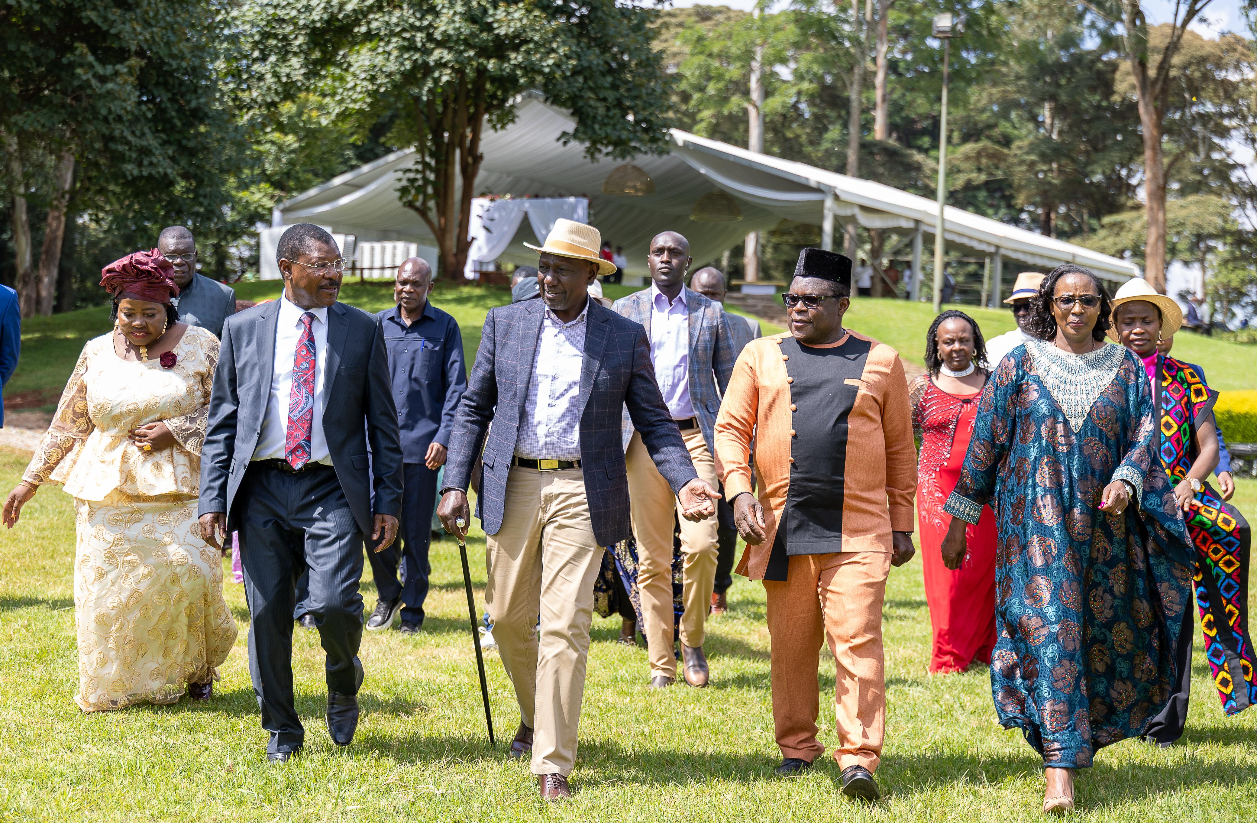 In Pictures: President Ruto attends Wedding of Speaker Wetangula’s Daughter