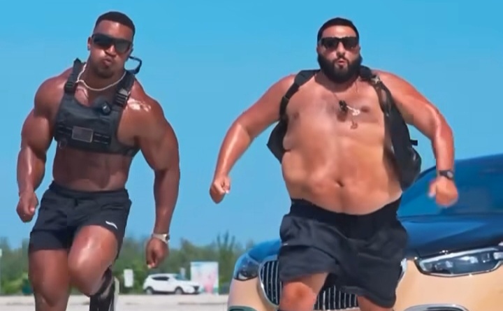 DJ Khaled Engages Ashton Hall In Sprinting Challenge To Hype New Album