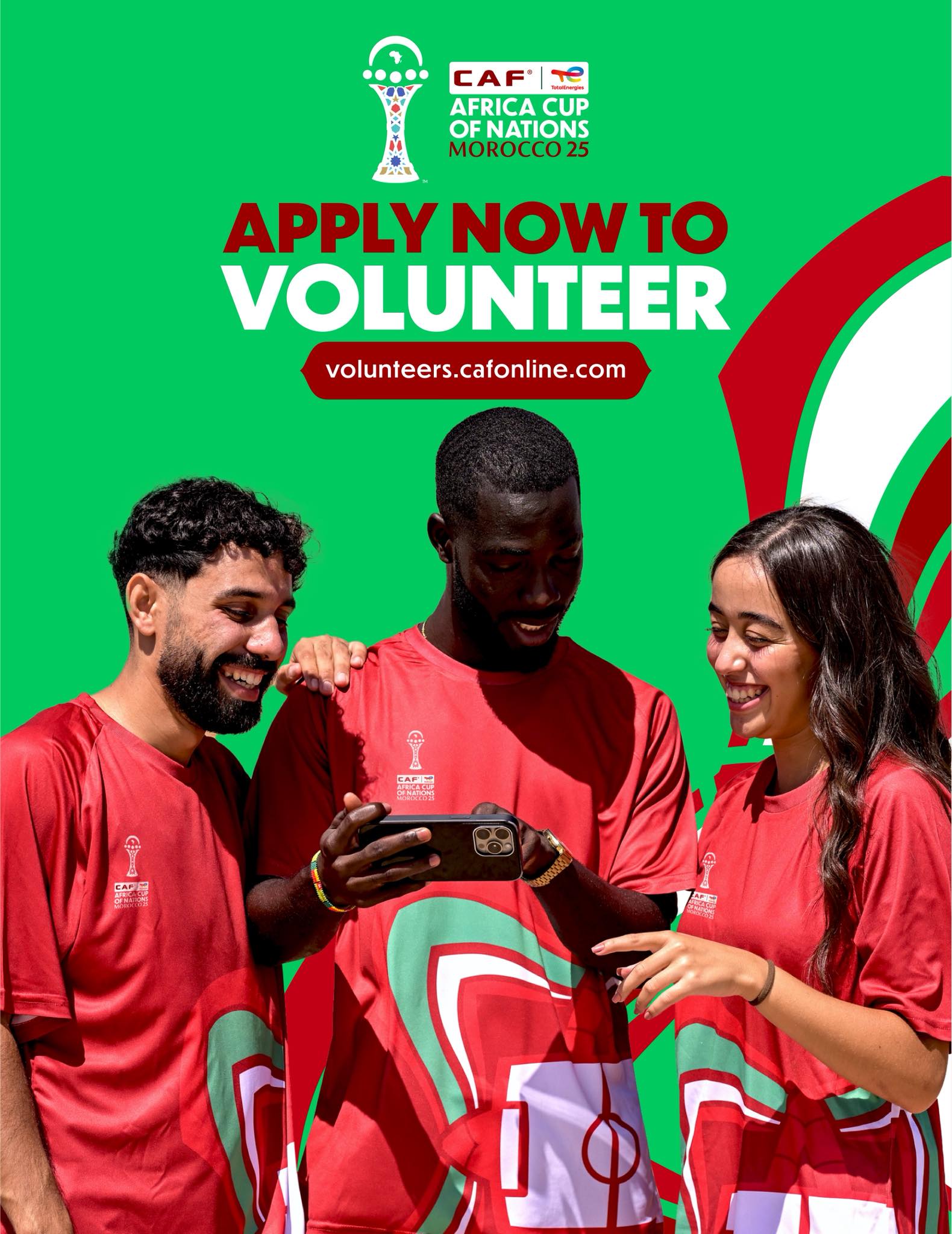 CAF Announces 4,000 Volunteer Slots for AFCON 2025 – Here’s how to Apply
