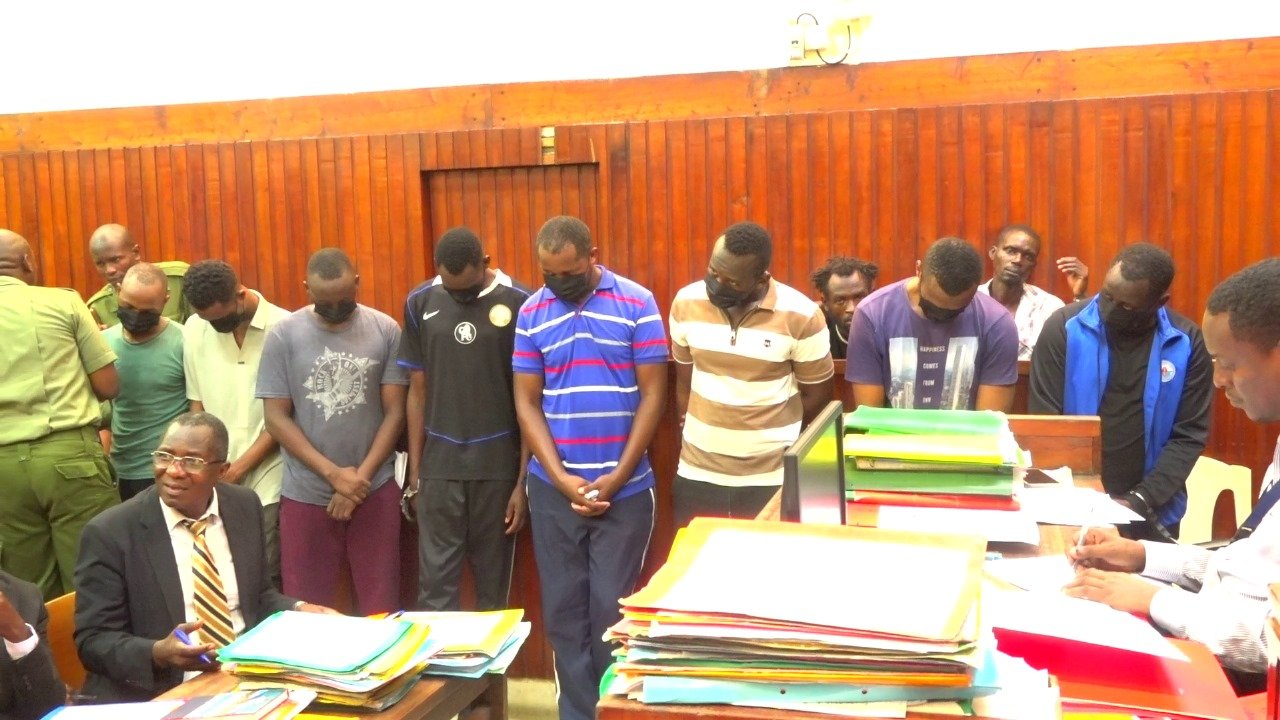 Seven soldiers freed on Sh500,000 bonds in Sh192 million meth case