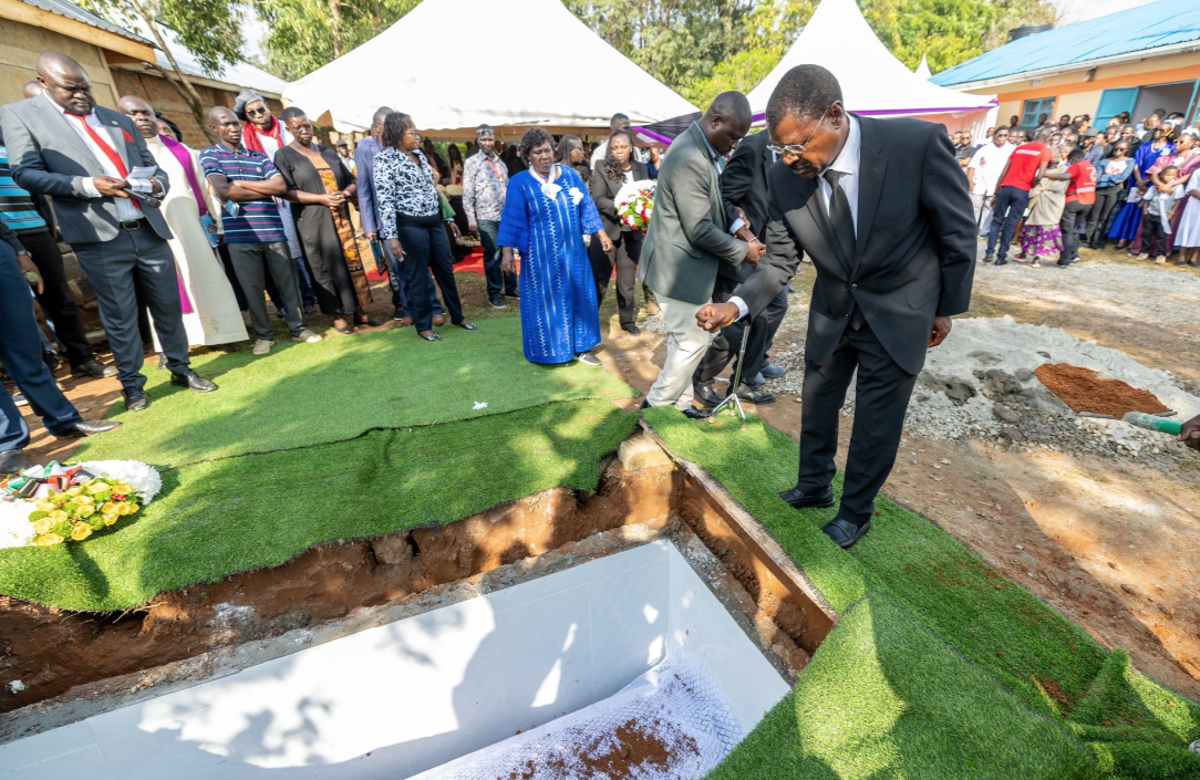 Speaker Wetang’ula lays brother James Mukhwana to rest in Bungoma