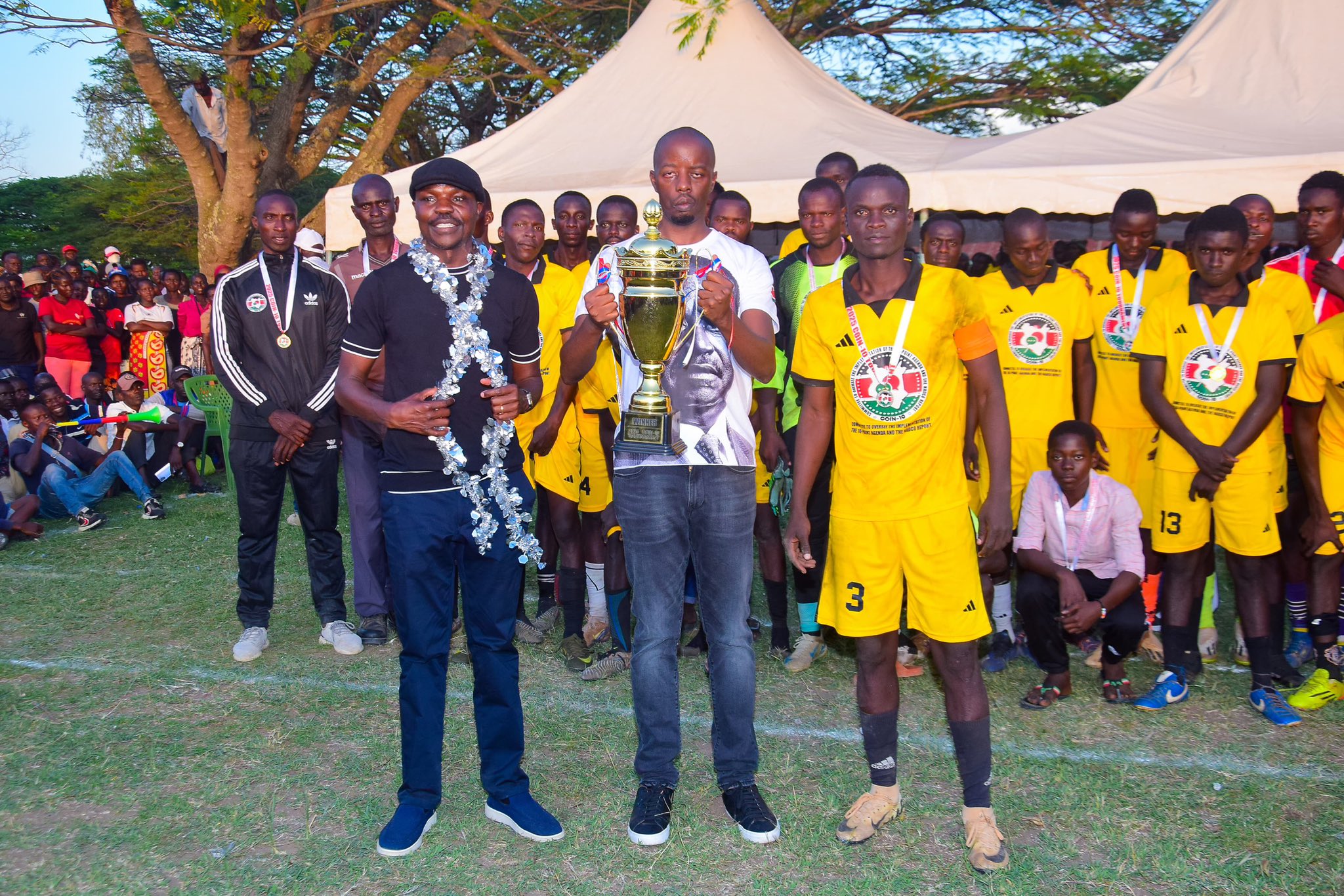 [PHOTOS] Raila Jnr graces Seme West football tournament