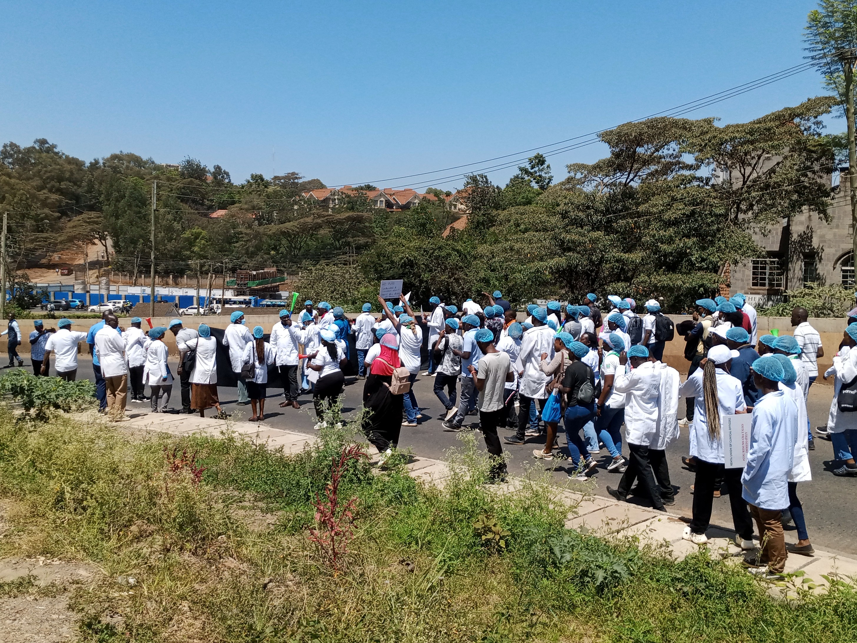 Clinical officers stage nationwide protests over labour demands