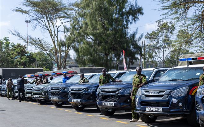 Government boosts police fleet with 591 new vehicles
