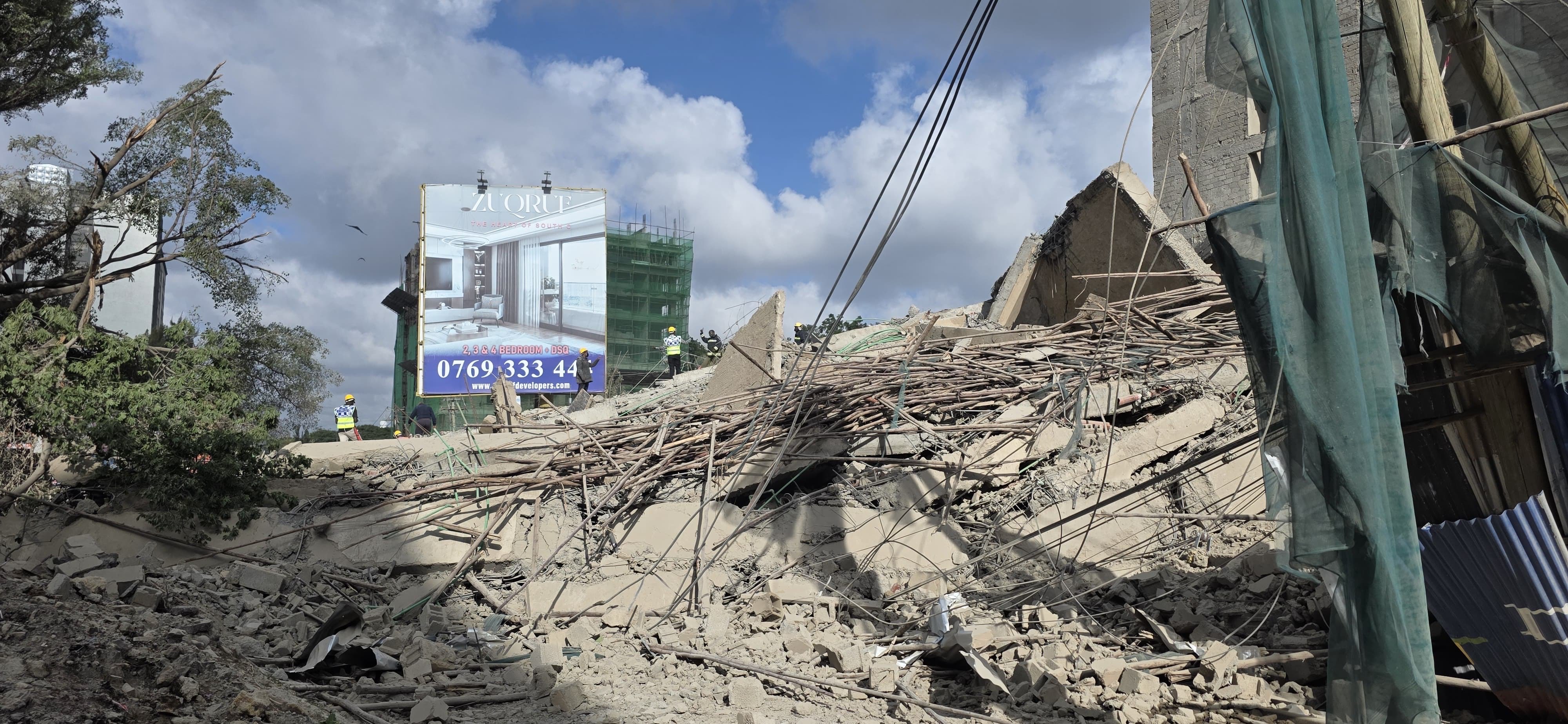 One injured as 16‑Storey Building Collapses in South C, Nairobi