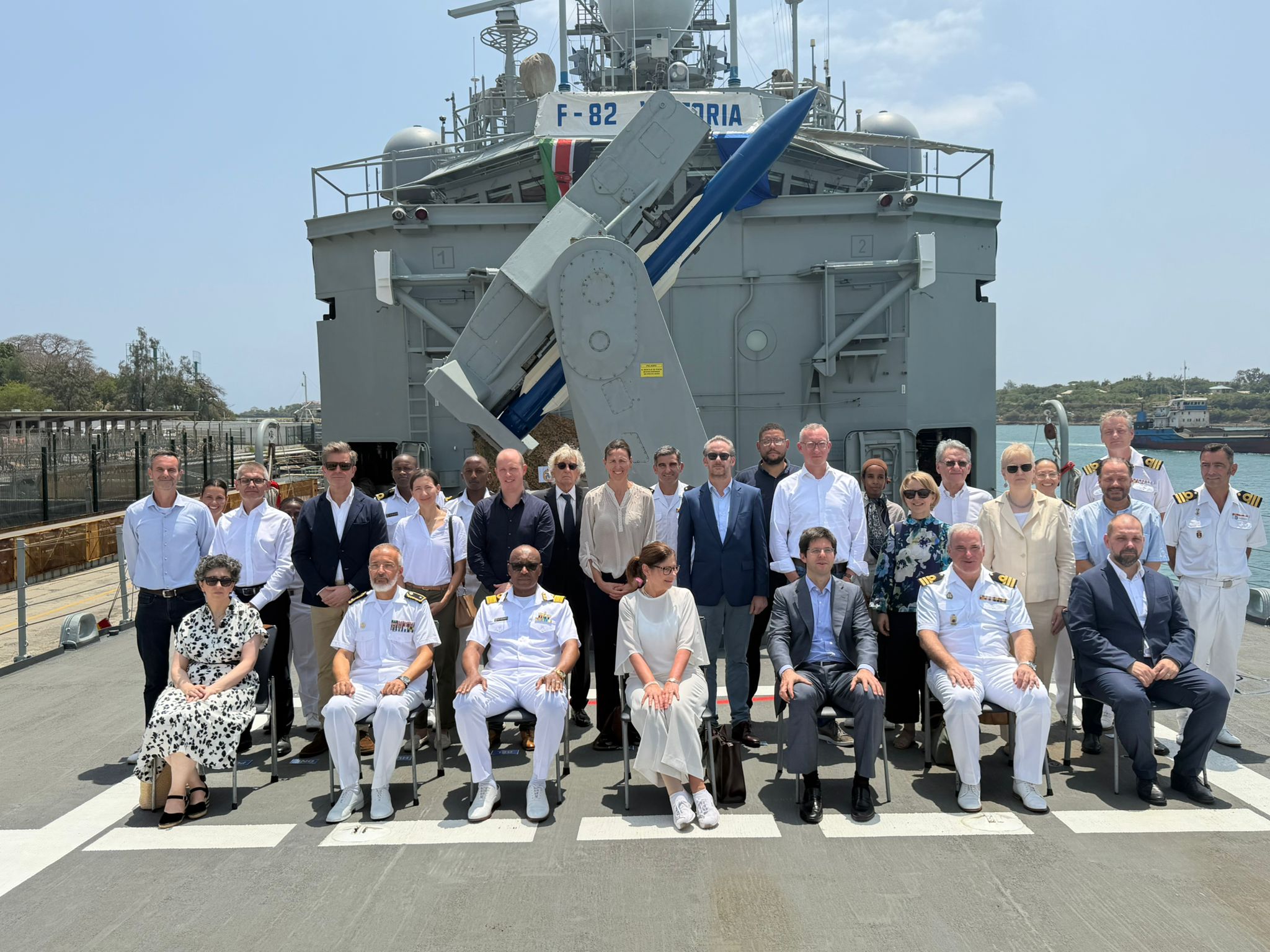 EU naval frigate docks in Mombasa as global powers eye Indian Ocean